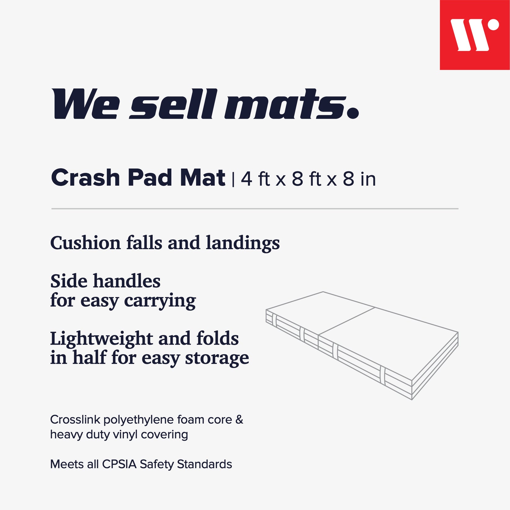 Medium Crash Pads | We Sell Mats™