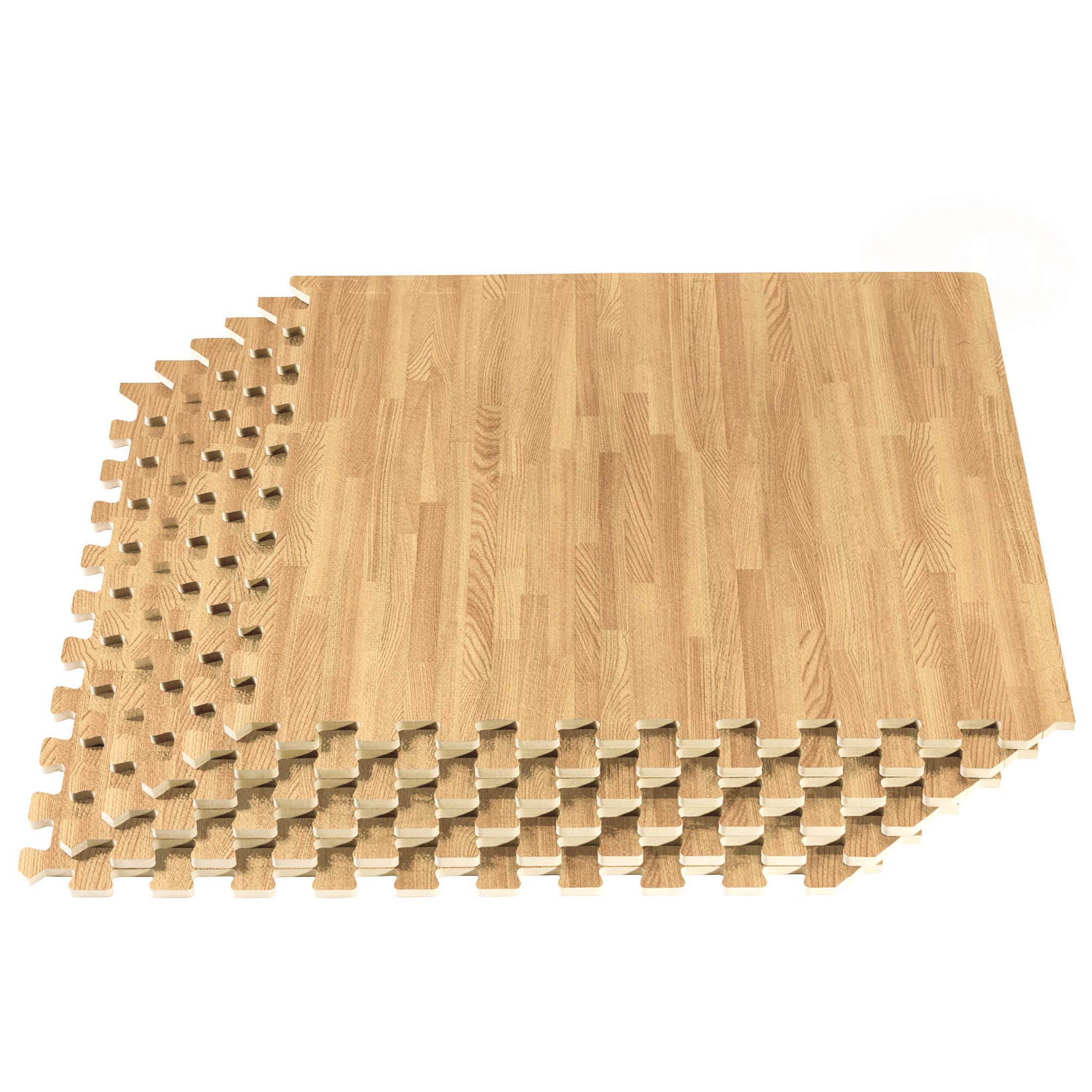 2' x 2' x 3/8" Forest Floor Wood Grain Foam Mats | We Sell Mats™