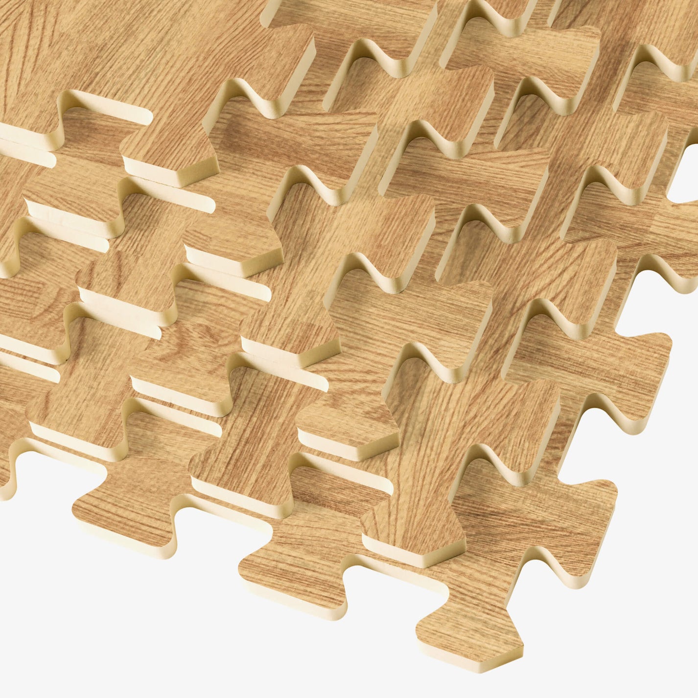 2' x 2' x 3/8" Forest Floor Wood Grain Foam Mats | We Sell Mats™