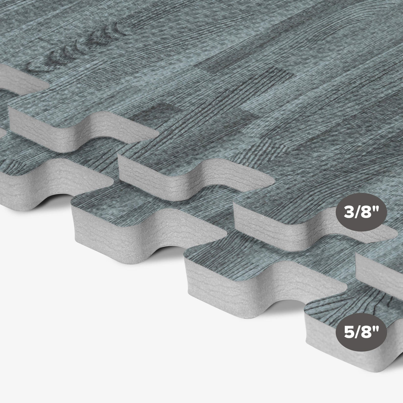 2' x 2' x 5/8" Forest Floor Wood Grain Foam Mats | We Sell Mats™